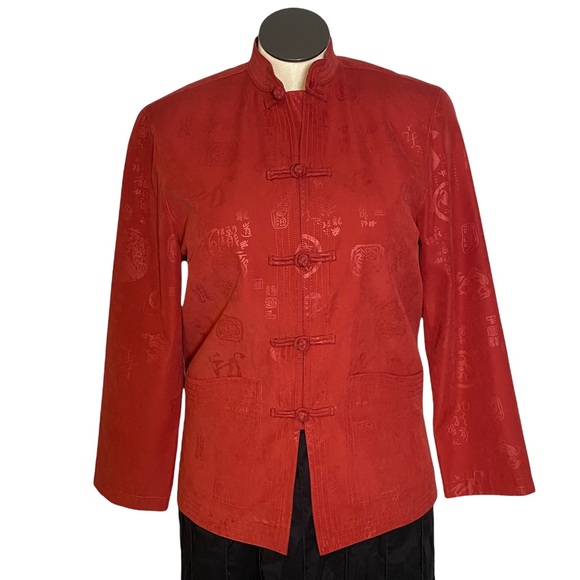 Nehru Jackets | Traditional Mens Chinese Mandarin Collar Dragon Print ...